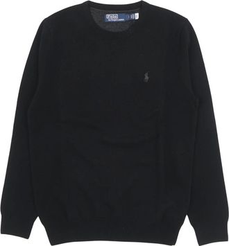 Polo Ralph Lauren Homme, Pulls, Noir, Taille: S Pulls &agrave; col rond