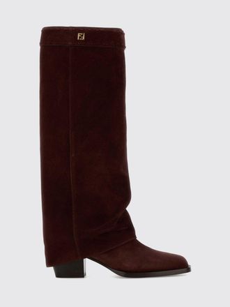 Fendi Stiefel Damen Farbe Weinrot
