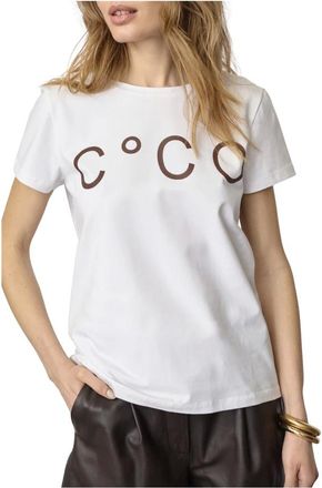 Co'Couture Femme, Tops, Blanc, Taille: 36 FR T-Chemises