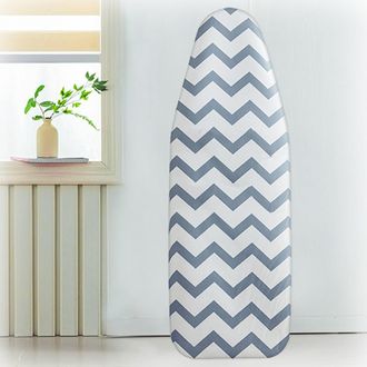 Generic 125x46cm 137x38cm B&uuml;gelbrettbezug F&uuml;r Dampfb&uuml;geleisen,elastisch B&uuml;geltischbezug Haus Baumwolle B&uuml;gelbrett Bezug Extra Dick B&uuml;gelbezug(Gray Ripples,137