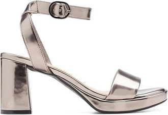 Clarks Womens Ambyrlyn Bay Pump, Gris m&eacute;tallique, 38 EU