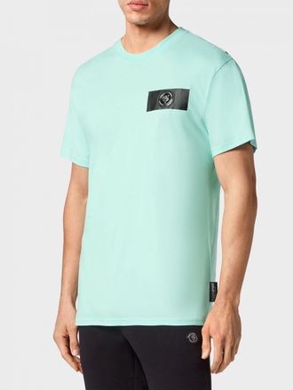 Plein Sport T-shirt en jersey &agrave; manches courtes avec imprim&eacute; graphique et logo au dos