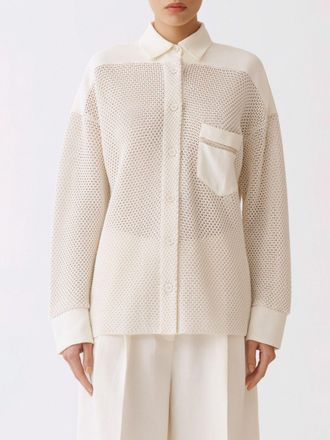 Fabiana Filippi Chemise perfor&eacute;e en m&eacute;lange de coton