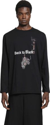 Yohji Yamamoto Graphic Long Sleeve T-Shirt