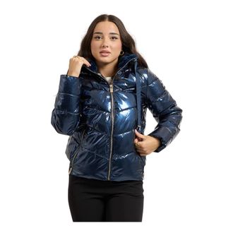 Yes-Zee YES Zee, Femme, Vestes, Bleu, Taille: 36 FR J035-Gf000710 Jacket