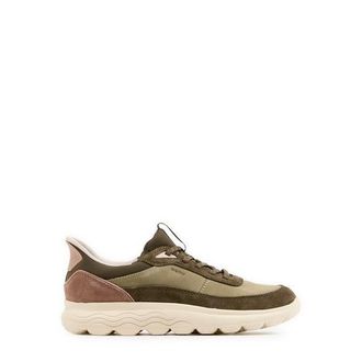 Geox Baskets basses SPHERICA PLUS WOMAN en cuir m&eacute;lang&eacute;