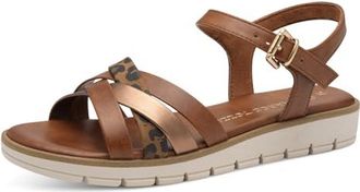 Marco Tozzi Femme Sandale 2-28604-44, Cognac Comb, 40 EU