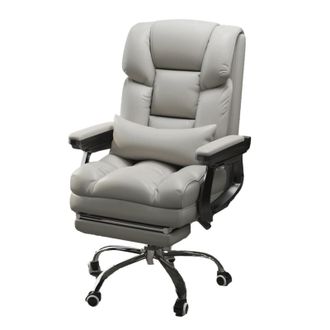 Generic Ergonomischer B&uuml;rostuhl, Verstellbarer Schreibtischstuhl mit hoher R&uuml;ckenlehne, Fu&szlig;st&uuml;tze und Armlehnen, Belastbarkeit bis 136 kg, Verstellbarer Stuhl