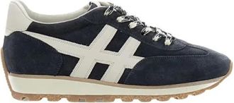 Hogan Low-Top Sneaker - Blue Sneakers With Sporty Silhouette - Gr. 7_5 - in Schwarz - f&uuml;r Damen