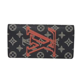 Louis Vuitton Portefeuille Brazza long Pre-owned Monogram Ink - Homme - Pre-owned - Bleu - Taille: ONE Size