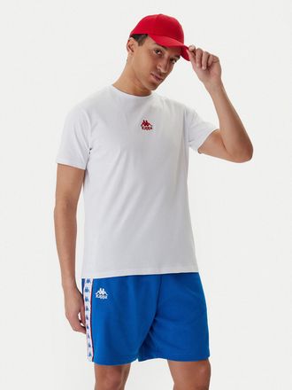 Kappa T-Shirt 382J2QW Wei&szlig; Regular Fit