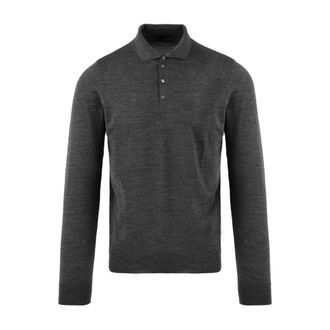 Drumohr D0D145 Polo - - Tops - Herren - Grau - 3XL