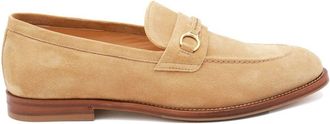 Brunello Cucinelli Loafer aus Wildleder - Nude