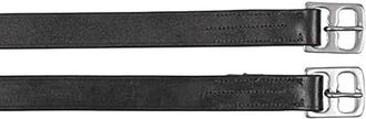 Covalliero Steigbügelriemen, schwarz, 130cm, 25mm, Leder, Pferd, verstellbar