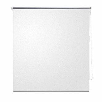 vidaXL Store Enrouleur Occultant Blanc Fen&ecirc;tre Pare-Vue Pare-Soleil Chambre