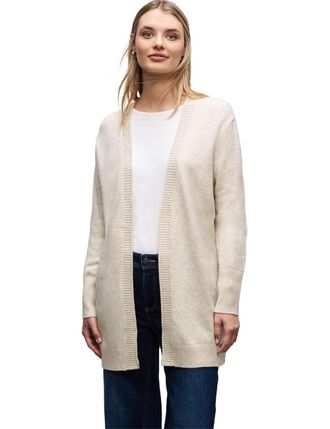 Street One Damen Cosy Cardigan mit Rollkante