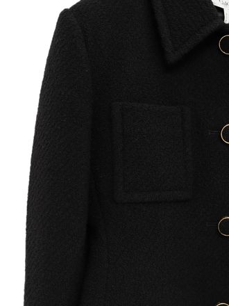 Chlo&eacute; Womens Veste En Laine Bouclette Noire Black Jacket