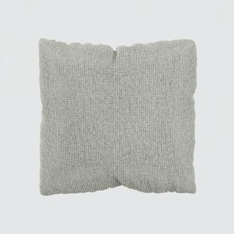 MYCS Coussin Gris Clair - 40x40 cm - Housse en Tissu grossier. Coussin de canap&eacute; moelleux