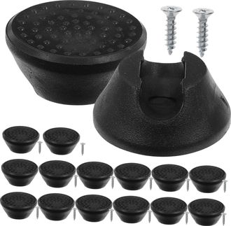 PartyKindom 16 Stück Teiliges Hairpin Tischbeine Schutzset mit Schrauben Möbelgleiter für Stuhl und Tischbeine Bodenschoner für Holzfußböden Kratzfest Einfache Mo