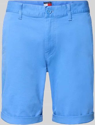 Tommy Jeans Slim Fit Chinoshorts aus Baumwoll-Mix