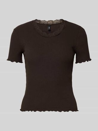 Only Slim Fit T-Shirt aus Baumwoll-Mix Modell VINI