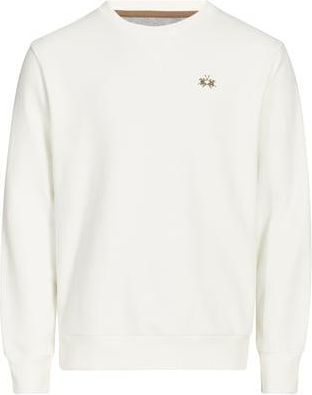 La Martina Pull droit col rond en coton