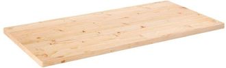 vidaXL Dessus de table 110x60x2,5 cm bois de pin massif rectangulaire Vidaxl