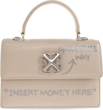 Off-white Femme, Sacs, Beige, Taille: ONE Size Sac &agrave; poign&eacute;e sup&eacute;rieure Jitney 1.4