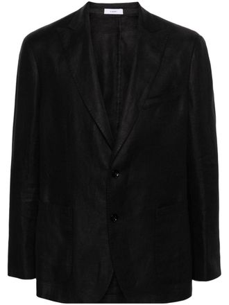Boglioli blazer en serg&eacute; - Bleu