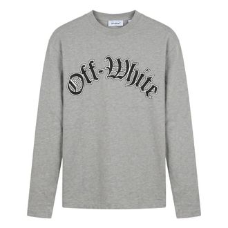 Off-white T-shirt Coupe Fl&egrave;che Craie - Homme - Tops - Gris - Taille: 2XL