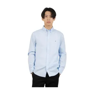 Tommy Hilfiger Homme, Chemises, Bleu, Taille: S Chemise en Popeline