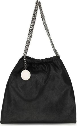 Stella McCartney Femme, Sacs, Noir, Taille: ONE Size Falabella Medium Sac Bandouli&egrave;re &agrave; Cordon Coulissant