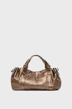 Gerard Darel Sac &agrave; main en cuir bubble m&eacute;tallis&eacute; - 24H