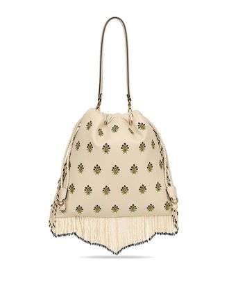Etro Schultertasche - Wei&szlig;