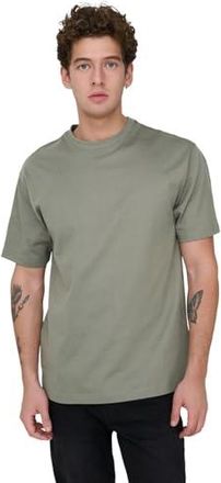 Only & Sons Homme Onsfred RLX Tee Noos T-Shirt, Castor Gray, M EU