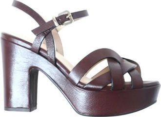 Duccio del Duca Femme, Chaussures, Brun, Taille: 35 EU Dd72 Sandal