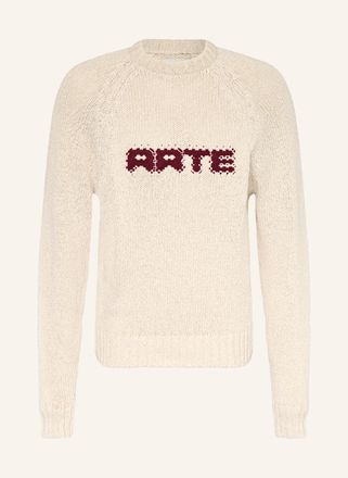 Arte Pullover Mit Leinen beige