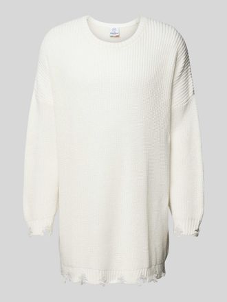 Carlo Colucci Strickpullover im Destroyed-Look