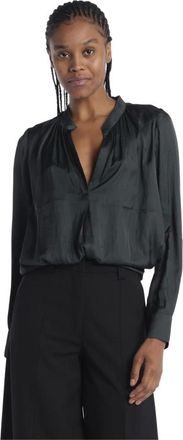 Zadig&Voltaire Femme, Blouses et Chemises, Vert, Taille: 42 FR Tink Satin Blouse