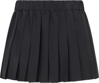 Red Valentino Femme, Jupes, Noir, Taille: 36 FR Short Skirt pliss&eacute;