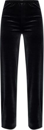 VETEMENTS Femme, Pantalons, Noir, Taille: 36 FR Velour Pantalons de surv&ecirc;tement