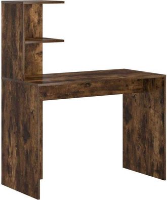vidaXL Schreibtisch Räuchereiche 102 x 50 x 124 cm Holzwerkstoff vidaXL