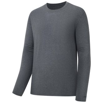 Bassdash Herren T Shirt Angelhemd ultraweich Baumwollmischung UPF 50+ lang&auml;rmelig UV-Sonnenschutz l&auml;ssiges Performance