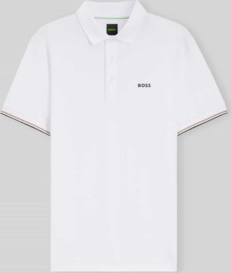 HUGO BOSS Slim Fit Poloshirt mit Tennisball-Pr&auml;gung Modell PL_TOC GAME1