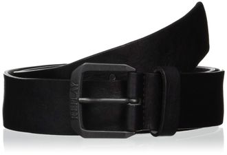 Replay Herren G&uuml;rtel aus Leder, Black 098 (Schwarz), 110