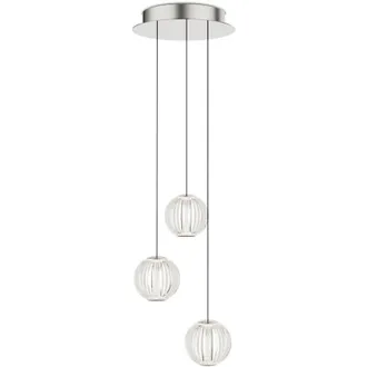 Ideal Lux Ideal Lux - diamond Plafonnier suspendu &agrave; led transparent 3000K