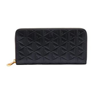 Lacoste Maheki Leder-Geldb&ouml;rse - - Accessories - Damen - Schwarzk - ONE SIZE
