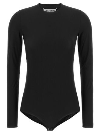 Maison Margiela Technical Stretch Jersey Bodysuit - Black