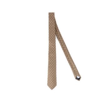 Au Printemps Paris Cravate motif fleuri en soie