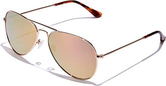 Hawkers Sonnenbrille HAWK Polarized Rose Gold Pink für Herren und Damen